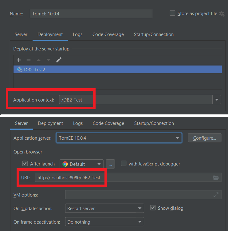 Setup TomEE and IntelliJ