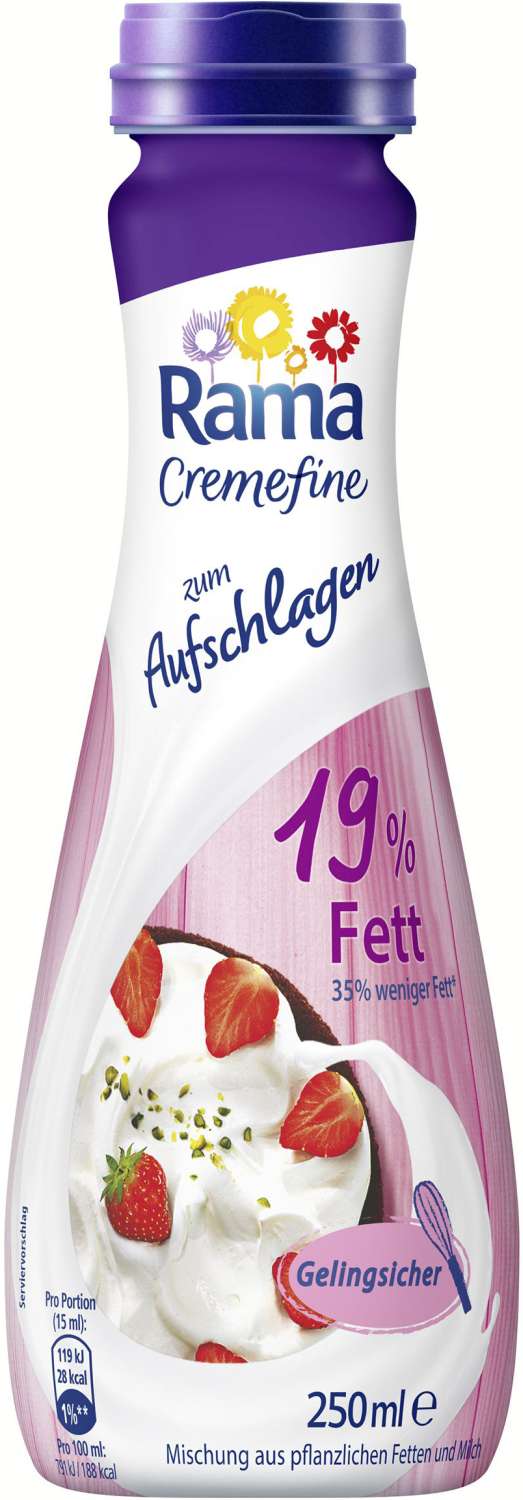 Rama Cremefine zum Aufschlagen 19% online kaufen | MPREIS Onlineshop