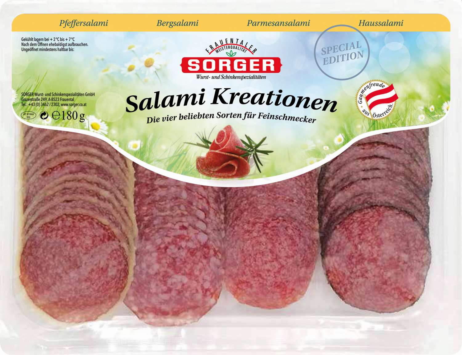 SORGER Kreationen 4 Sorten online kaufen | MPREIS Onlineshop