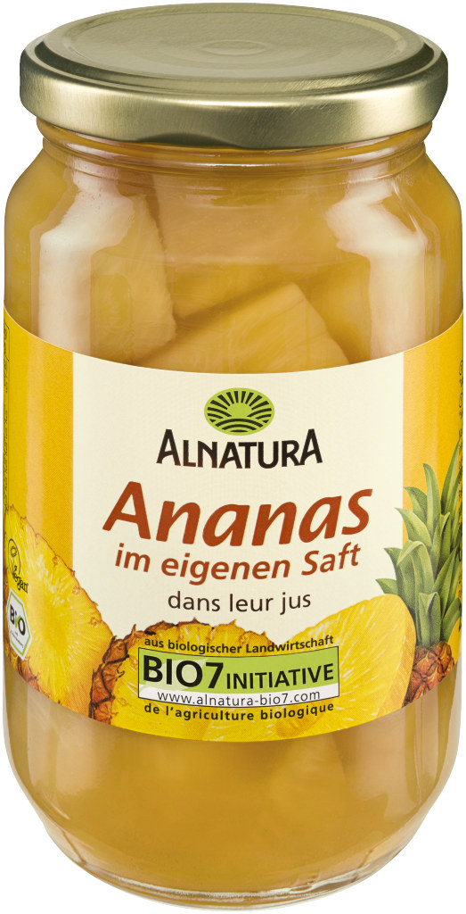 Alnatura Bio Ananas im Glas online kaufen | MPREIS Onlineshop