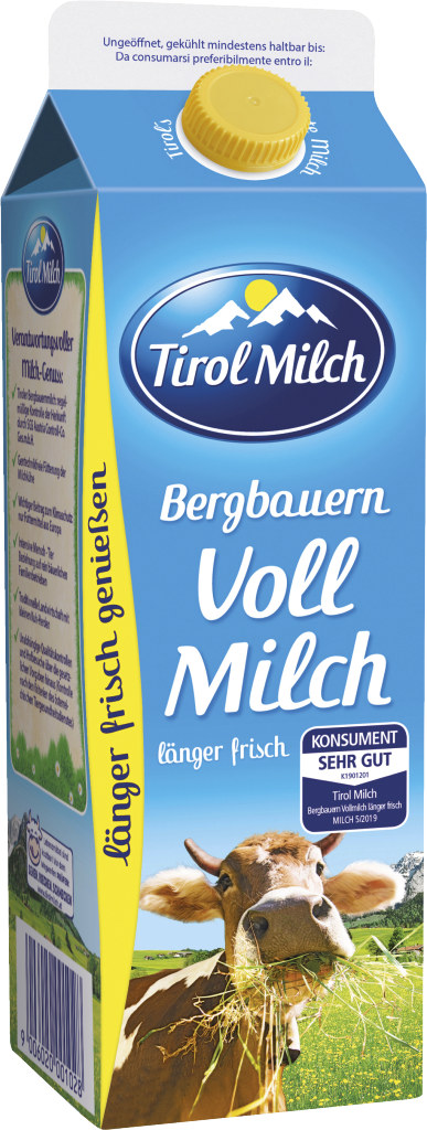 Tirol Milch Bergbauern Vollmilch länger frisch 3,5% online kaufen ... Tirol Milch Bergbauern Vollmilch länger frisch 3,5% online kaufen ...