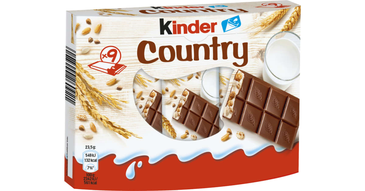 Ferrero Kinder Country 9er-Packung in deiner MPREIS Filiale einkaufen