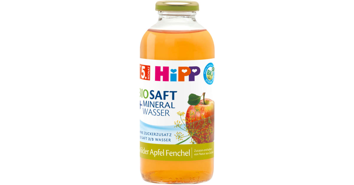 HiPP Bio Saft mit Mineralwasser Apfel & Fenchel online kaufen | MPREIS Onlineshop