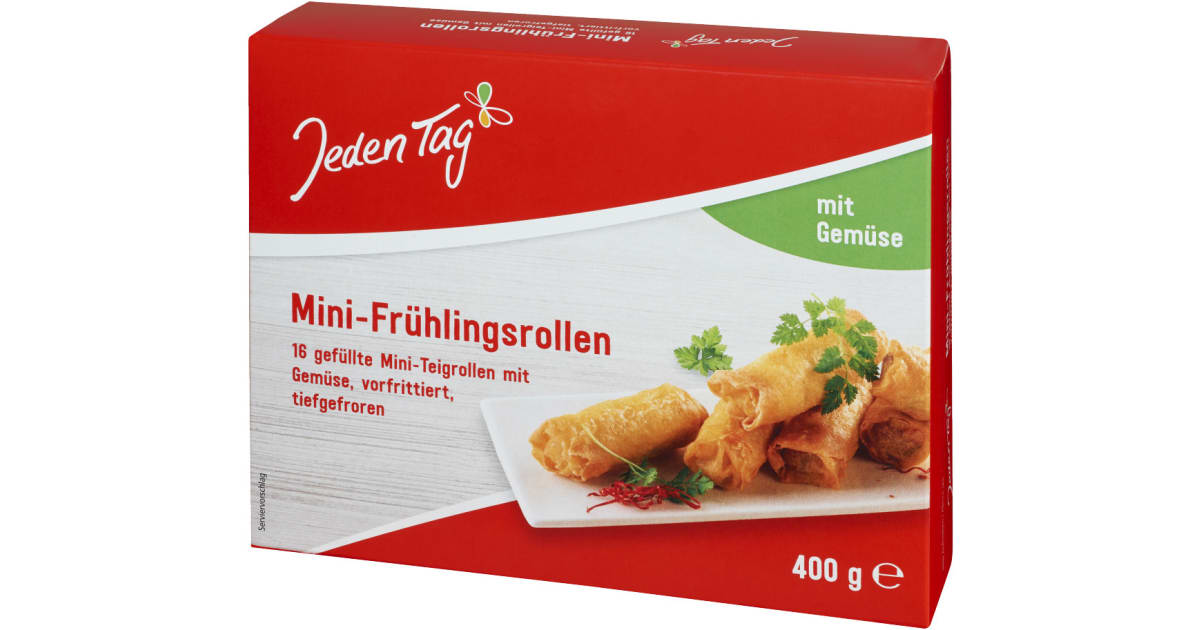 Jeden Tag Mini Frühlingsrollen mit Gemüse in deiner MPREIS Filiale ...