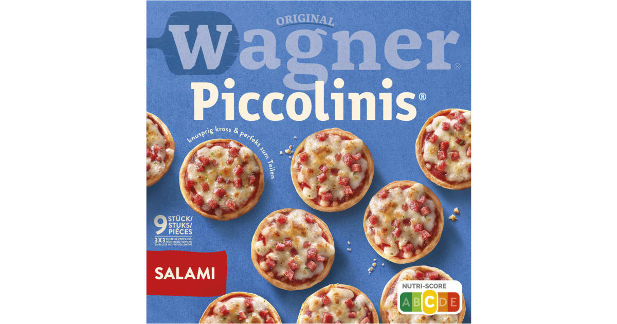 WAGNER Piccolinis Salami Pizza 9x 30 gr in deiner MPREIS Filiale einkaufen