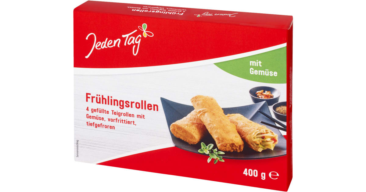 Jeden Tag Mini Frühlingsrollen mit Gemüse in deiner MPREIS Filiale ...
