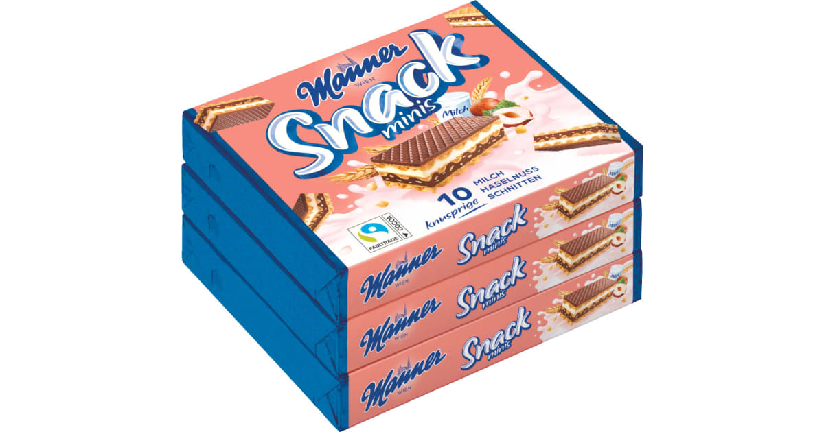 Manner Snack Minis 3er-Packung in deiner MPREIS Filiale einkaufen