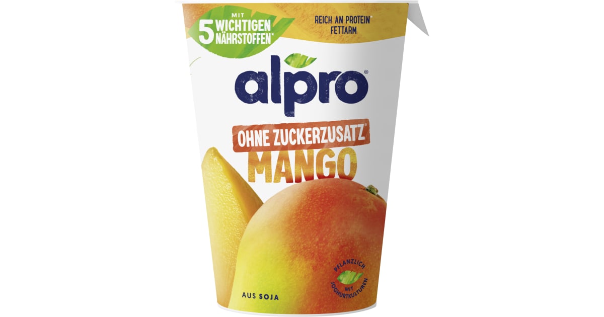 Alpro Soya Mango ohne Zuckerzusatz in deiner MPREIS Filiale einkaufen