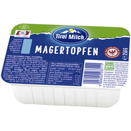 Tirol Milch Magertopfen 0,2% online kaufen | MPREIS Onlineshop