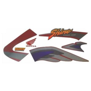 COMPLETE STICKER KIT HONDA SHINE TYPE 1 ZADON- Motorcycle Parts For ...