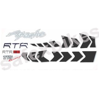 COMPLETE STICKER KIT APACHE RTR180 ZADON- Motorcycle Parts For TVS ...