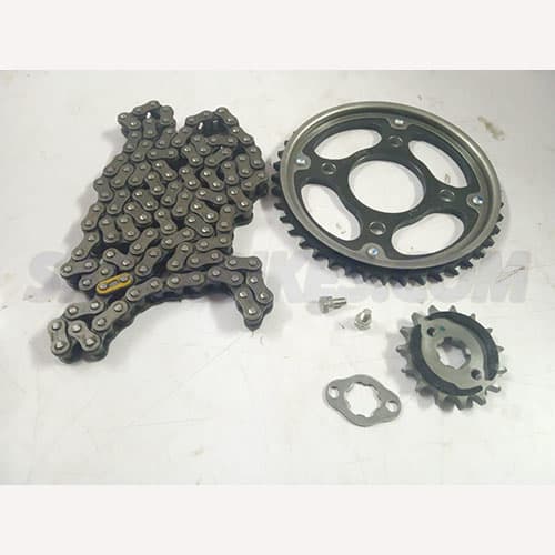 CHAIN KIT CB TRIGGER HONDAGP- Motorcycle Parts For Honda CB TRIGGER
