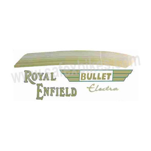 COMPLETE STICKER KIT BULLET ELECTRA- Motorcycle Parts For Royal Enfield ...