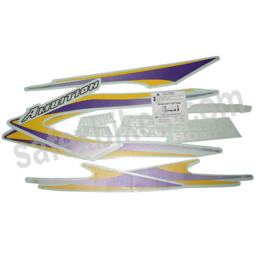COMPLETE STICKER KIT AMBITION ZADON- Motorcycle Parts For Hero Honda ...