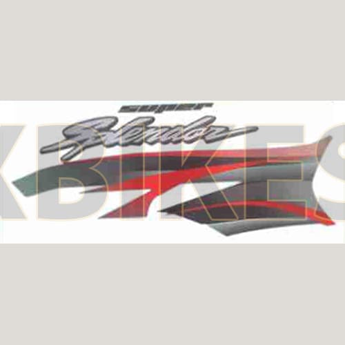 COMPLETE STICKER KIT SUPER SPLENDOR LATEST TYPE 3 ZADON- Motorcycle ...
