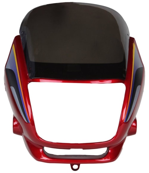 FRONT FAIRING (VISOR) SUPER SPLENDOR UB WITH OET GLASS SAF- Motorcycle ...