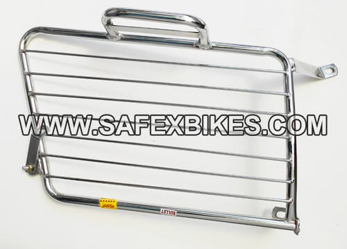 CHROME SAREE GUARD SQUAR FOR ROYAL ENFIELD BULLET ZADON- Motorcycle ...