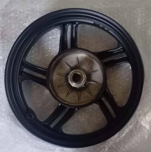 FRONT ALLOY WHEEL TUBELESS DRUM TYPE (BLACK) FOR JUPITER OE- Motorcycle ...