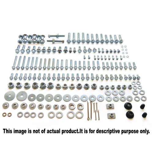 CHASSIS NUT BOLT KIT SPLENDOR PLUS ZADON- Motorcycle Parts For Hero ...