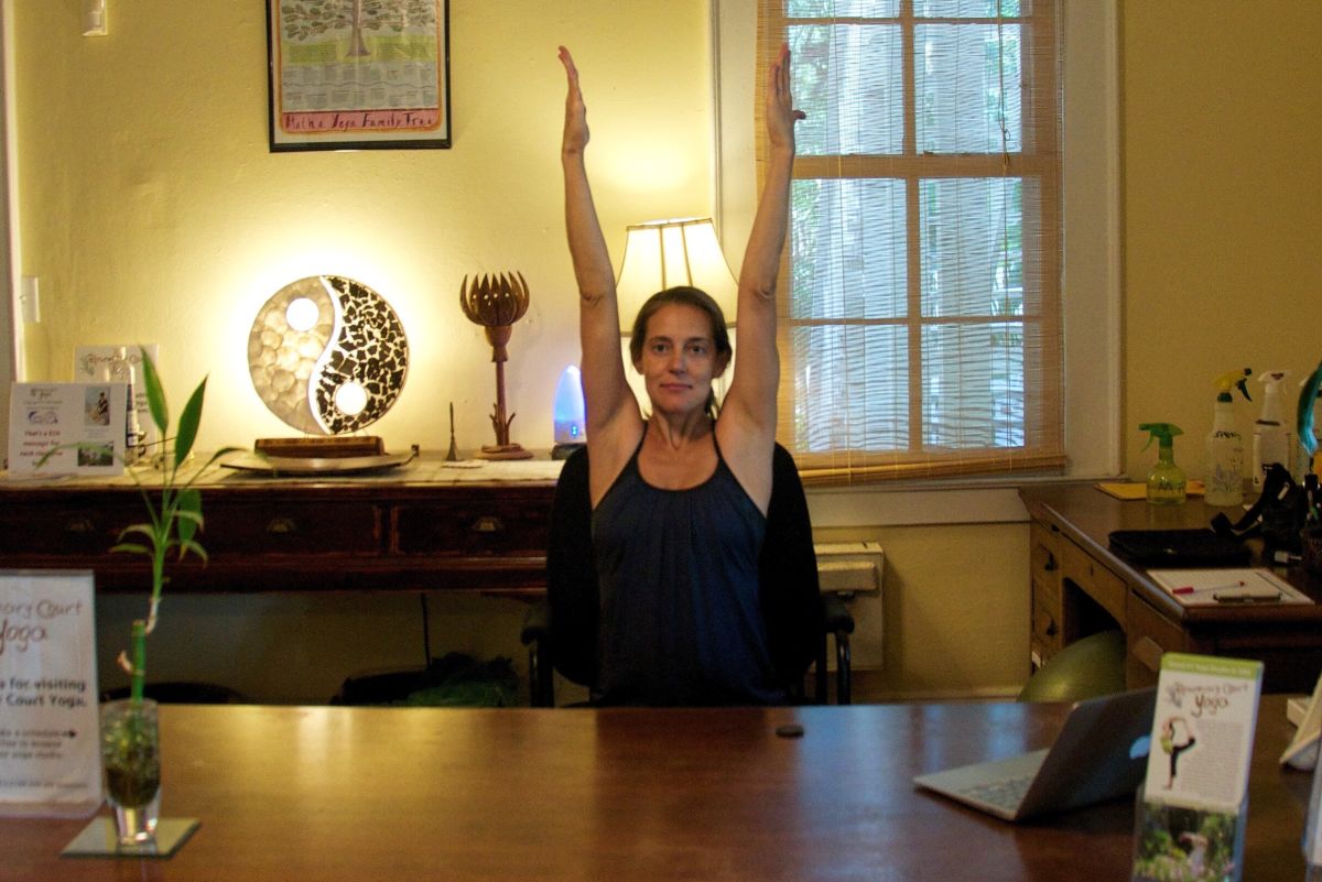 Five Yoga Poses You Can Do at Your Desk | Sarasota Magazine
