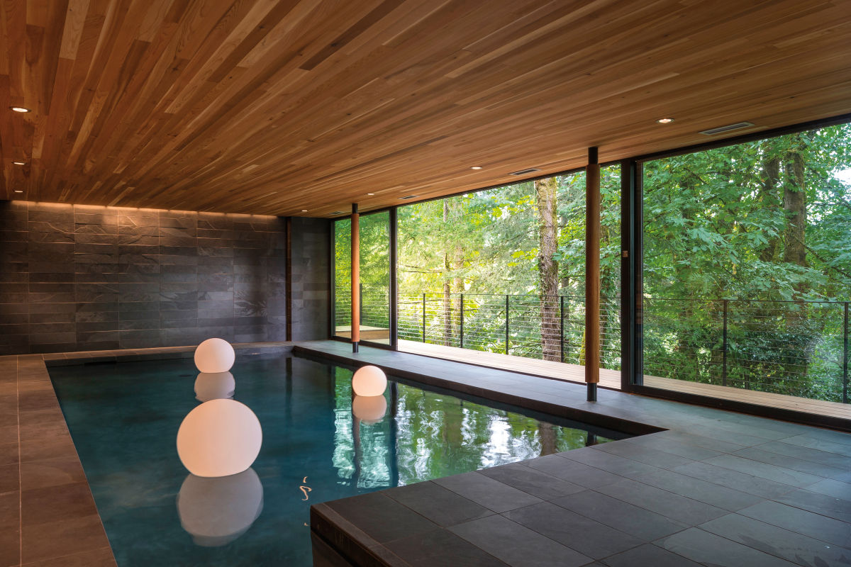 A Stunning Modernist Swimming Pool Before & After | Portland Monthly