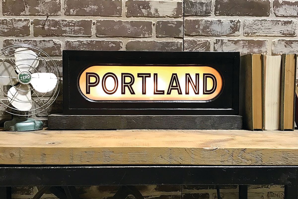 Lighted Portland Sign | Portland Monthly