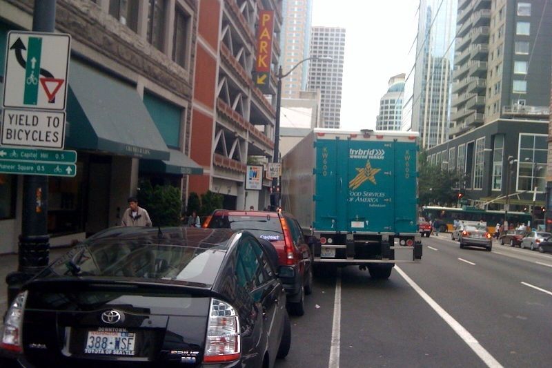 The Worst Bike Lane in the City | Seattle Met