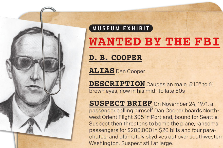 Crack the D.B. Cooper Case at Washington State History Museum | Seattle Met Crack the D.B. Cooper Case at Washington State History Museum | Seattle Met