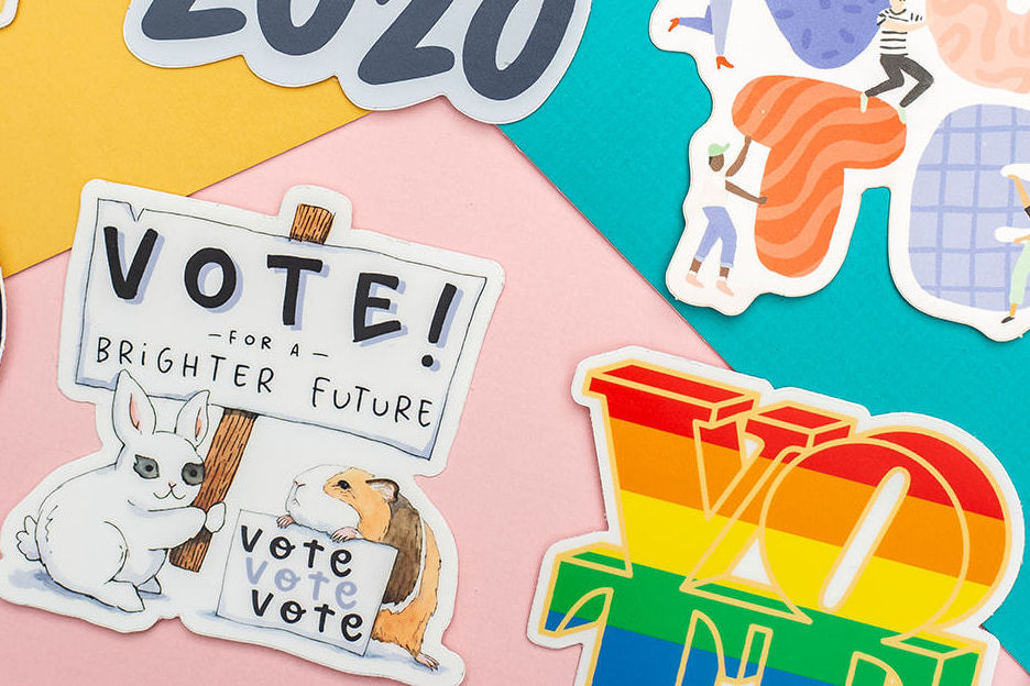 If You Miss Those 'I Voted' Stickers, Try This Local Merch | Seattle Met