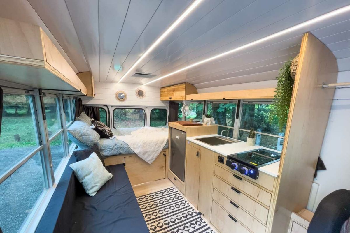 school bus interior design