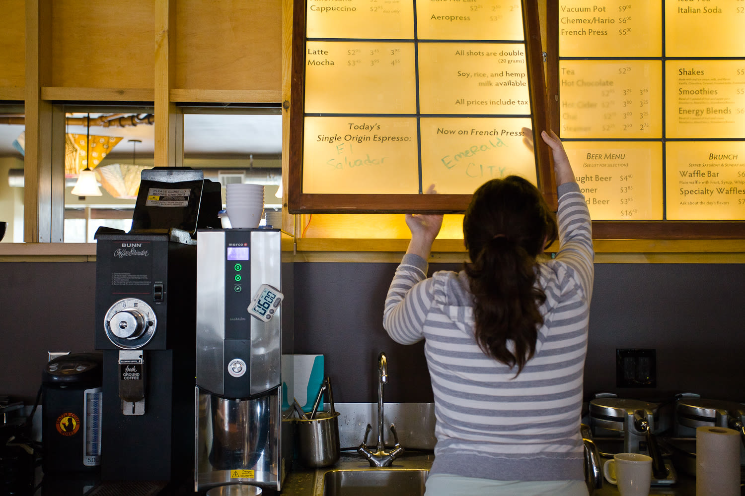 Slideshow: Ballard Coffee Works Opens on NW Market Street | Seattle Met