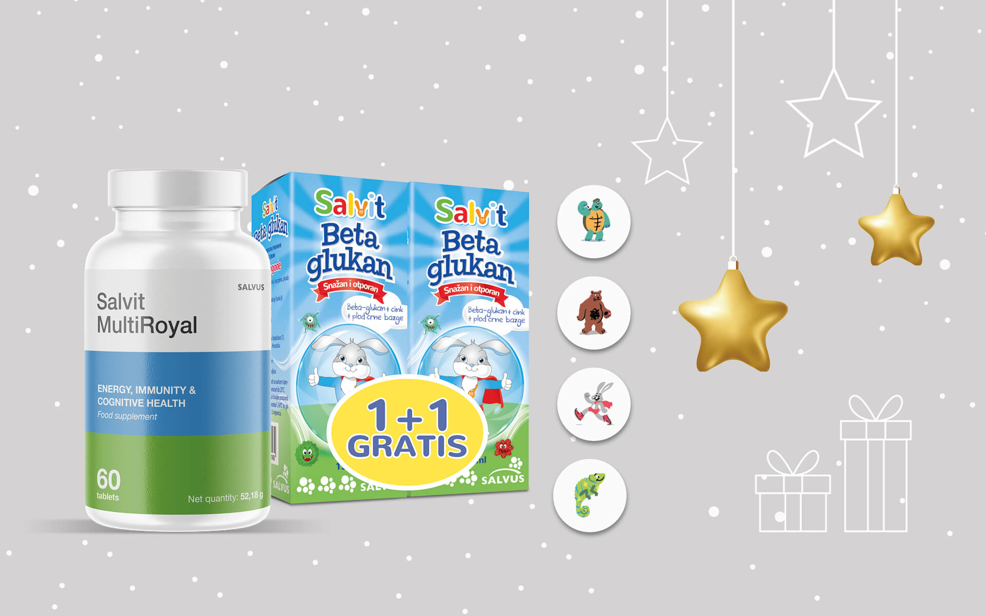 Uz Salvitove blagdanske pogodnosti, očuvajte imunitet cijele obitelji!