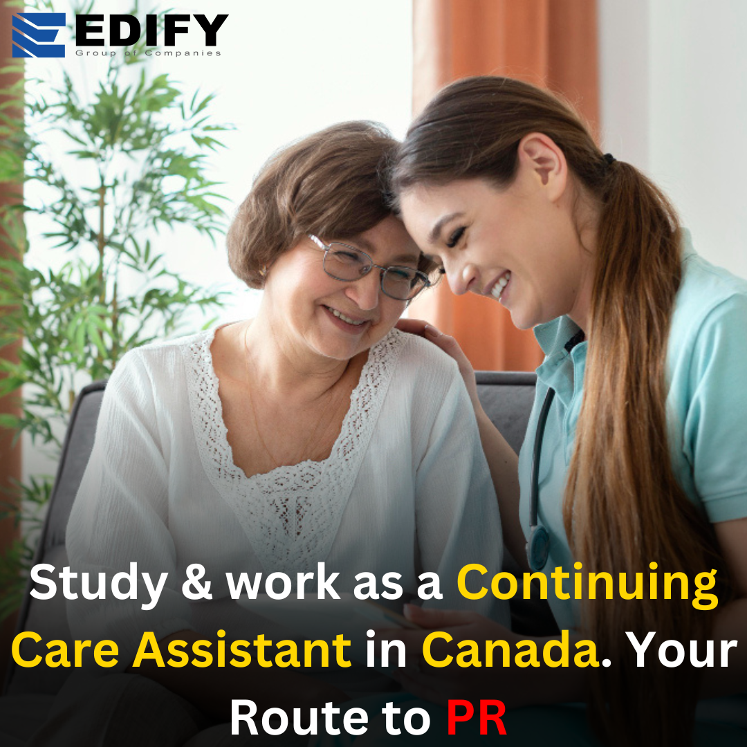 Study & work as a Continuing Care Assistant in Canada