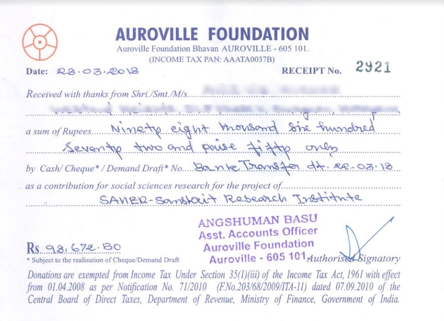 Donate Sanskrit Research Institute donate-sanskrit-research-institute