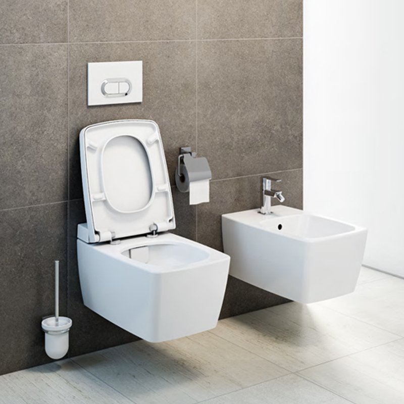 Подвесной унитаз Vitra Metropole с VitrAfresh и бачком для чистящей ...