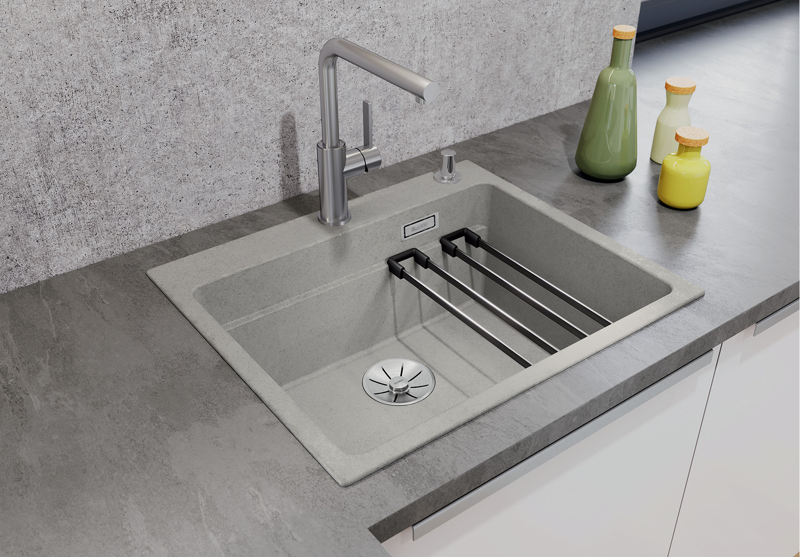 Смеситель Blanco Lanora нерж сталь