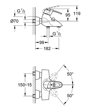 Смеситель Grohe Chiara (32306000)