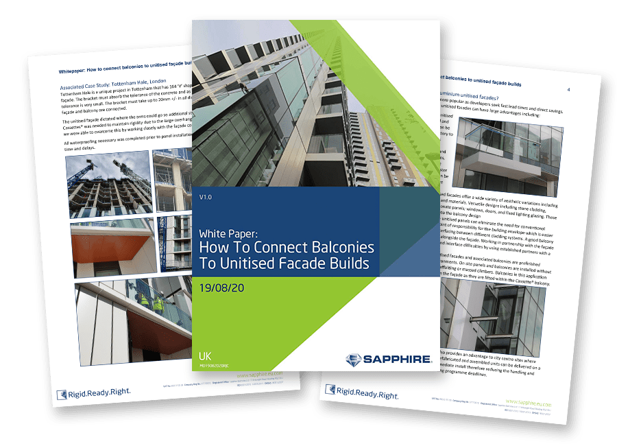 Canada - How to connect balconies to unitised façade builds ...