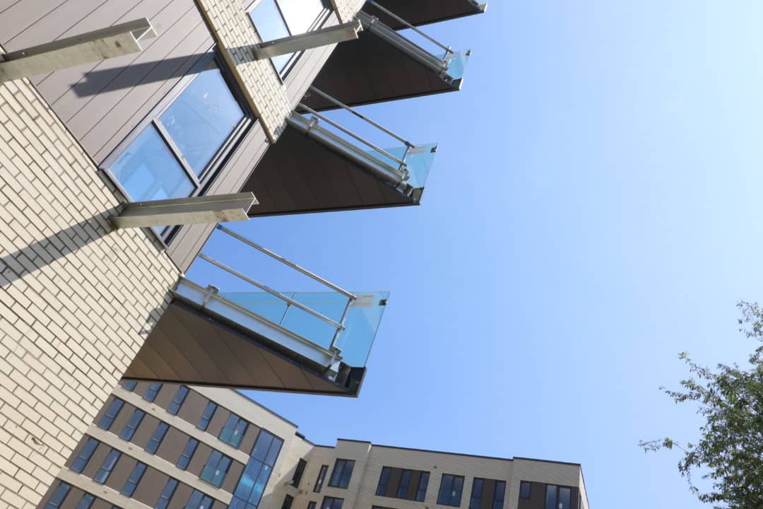 Balcony Equipment & methods for safe install of metal balconies at height.