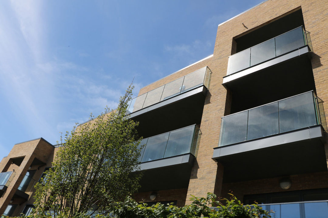 Sleek balcony balustrades for Hove development | Sapphire Balconies
