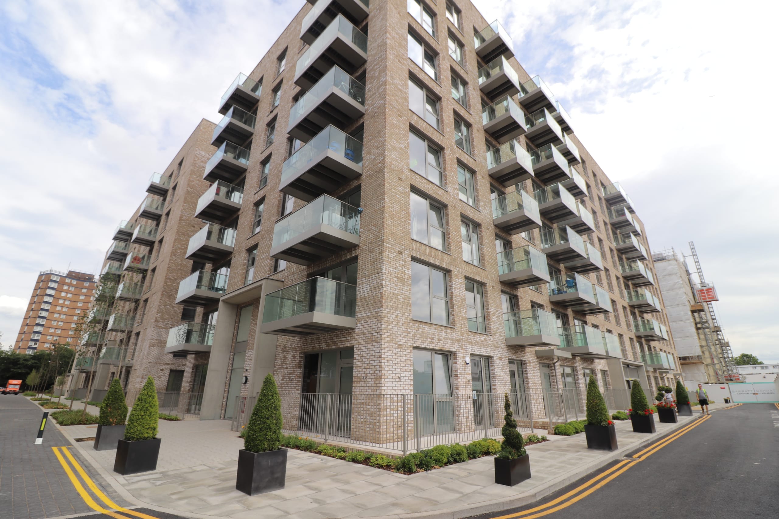 Upton Park Block F & G Case Study - Sapphire Balconies