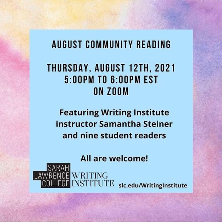 The Writing Institute at Sarah Lawrence College | Sarah Lawrence College