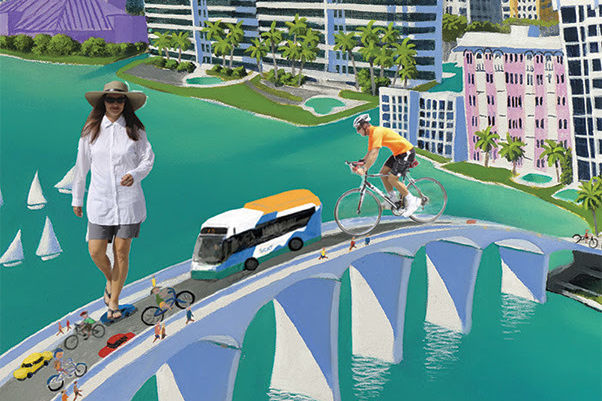 New Map Shows How to Get Around Downtown Without a Car | Sarasota Magazine