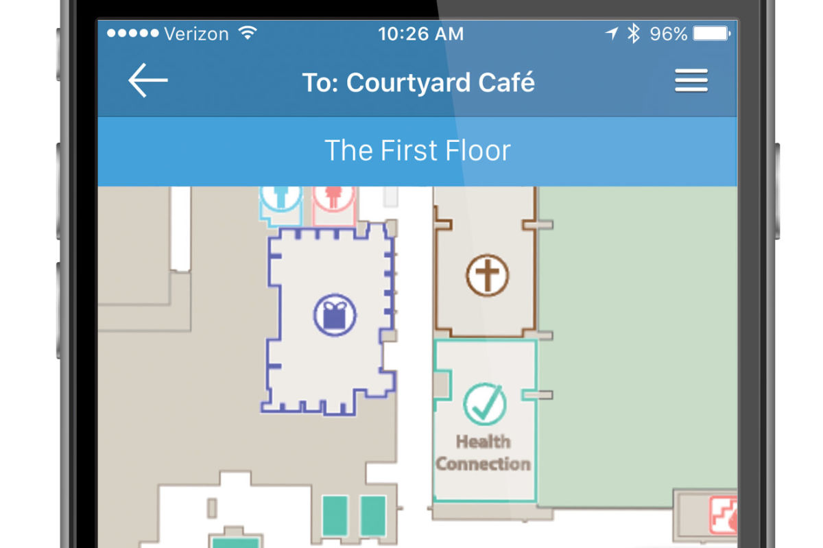 Hospital Launches New Geomagnetic Way-Finding App | Sarasota Magazine