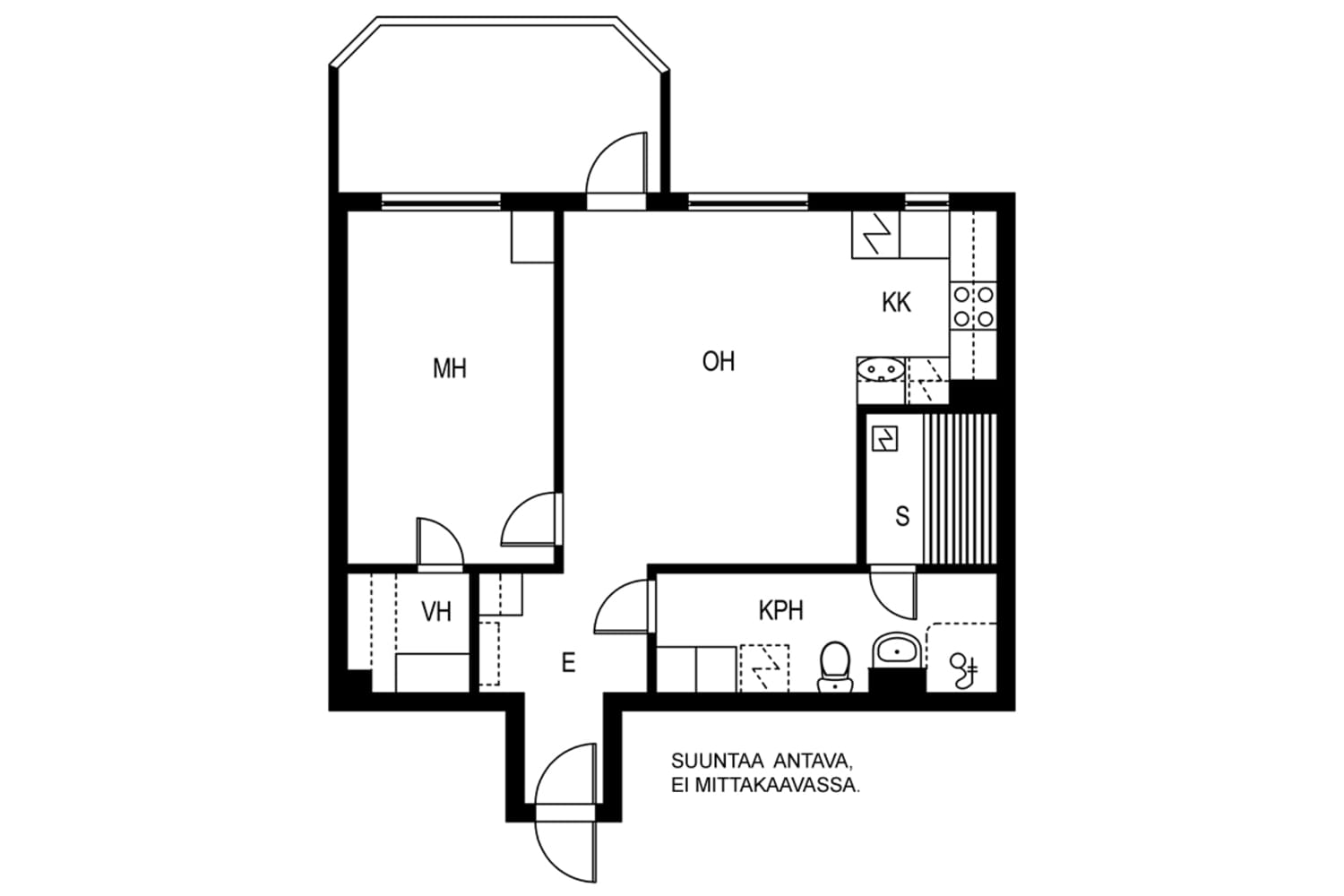 Vuokra-asunto, 2h+kk+s, 50 m², Kartanontie 7, Pöytäalho, Järvenpää
