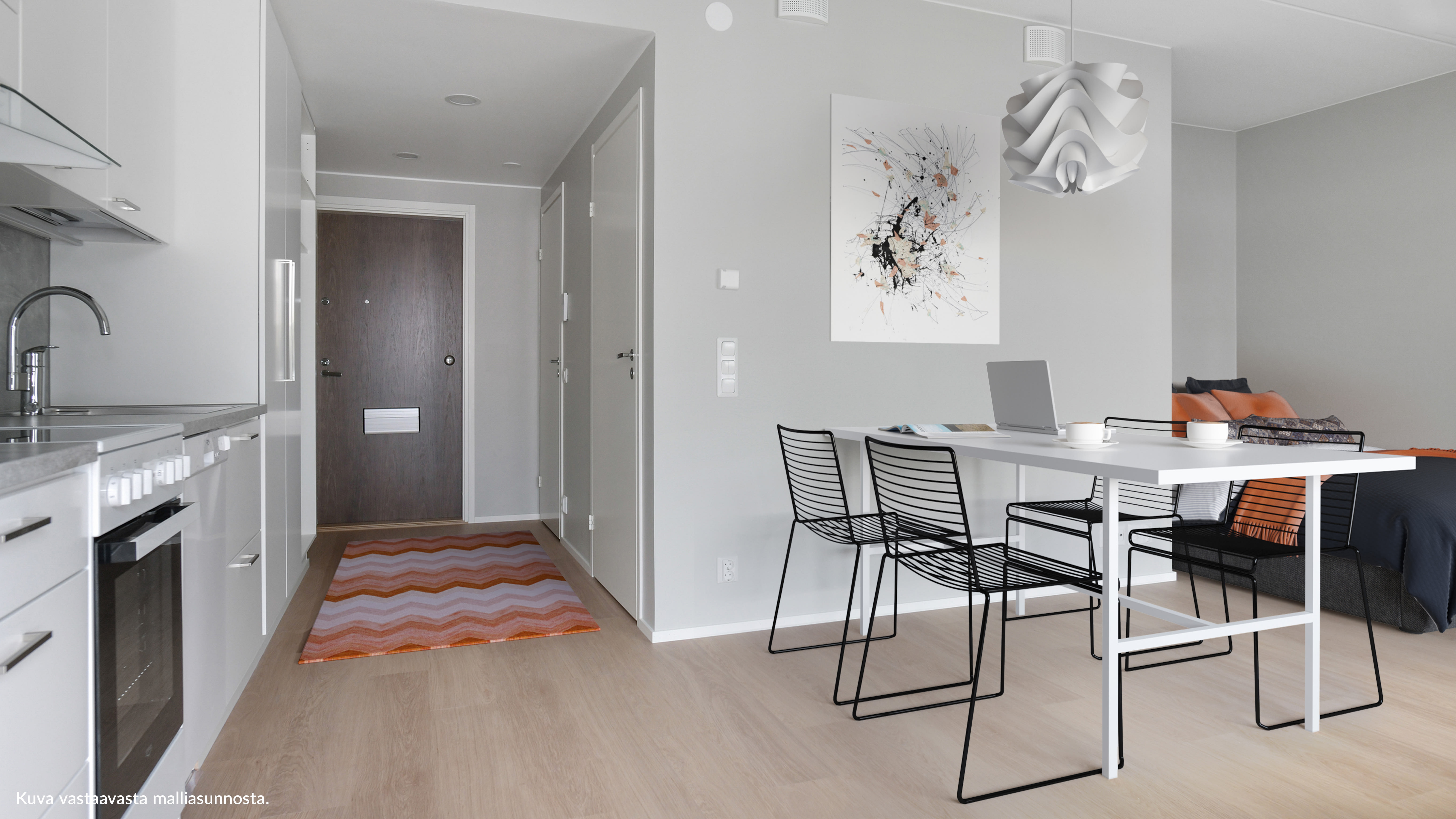 Vuokra-asunto, 1h+kt, 29 m², Keinulaudantie 7h, Kontula, Helsinki