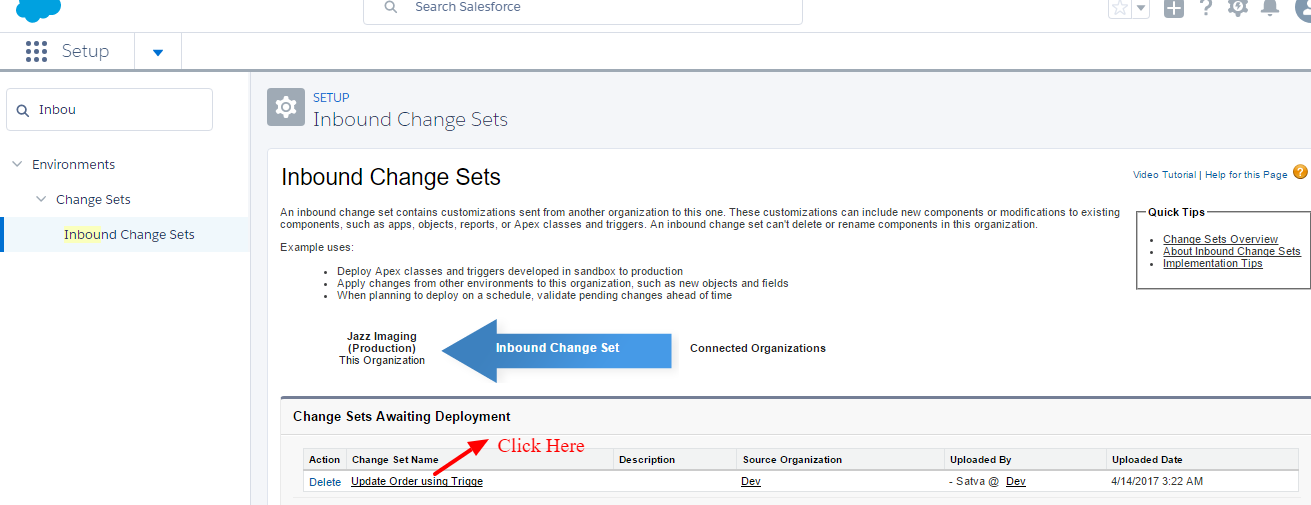 How to Create Change Sets in SalesForce - SalesForce Developer Help