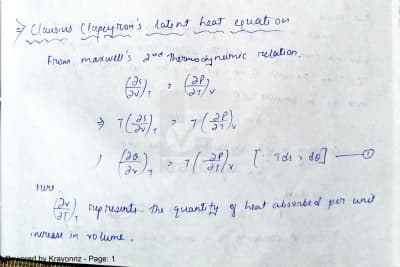 Ehrenfest Equation