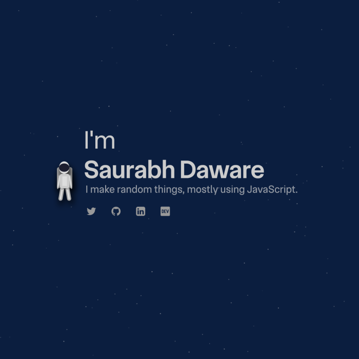Saurabh Daware - Frontend Engineer