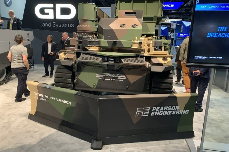 General Dynamics Showcased TRX Breacher Technology Demonstrator General Dynamics Showcased TRX Breacher Technology Demonstrator